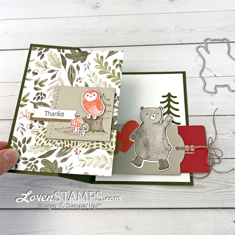 Gift Card Surprise: Stampin' Up!® Happy Forest Friends Suite and ...