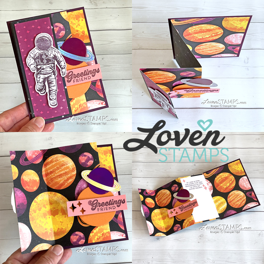 #DSPCardBase Fun Fold, Reach for the Stars from the Stampin' Up ...