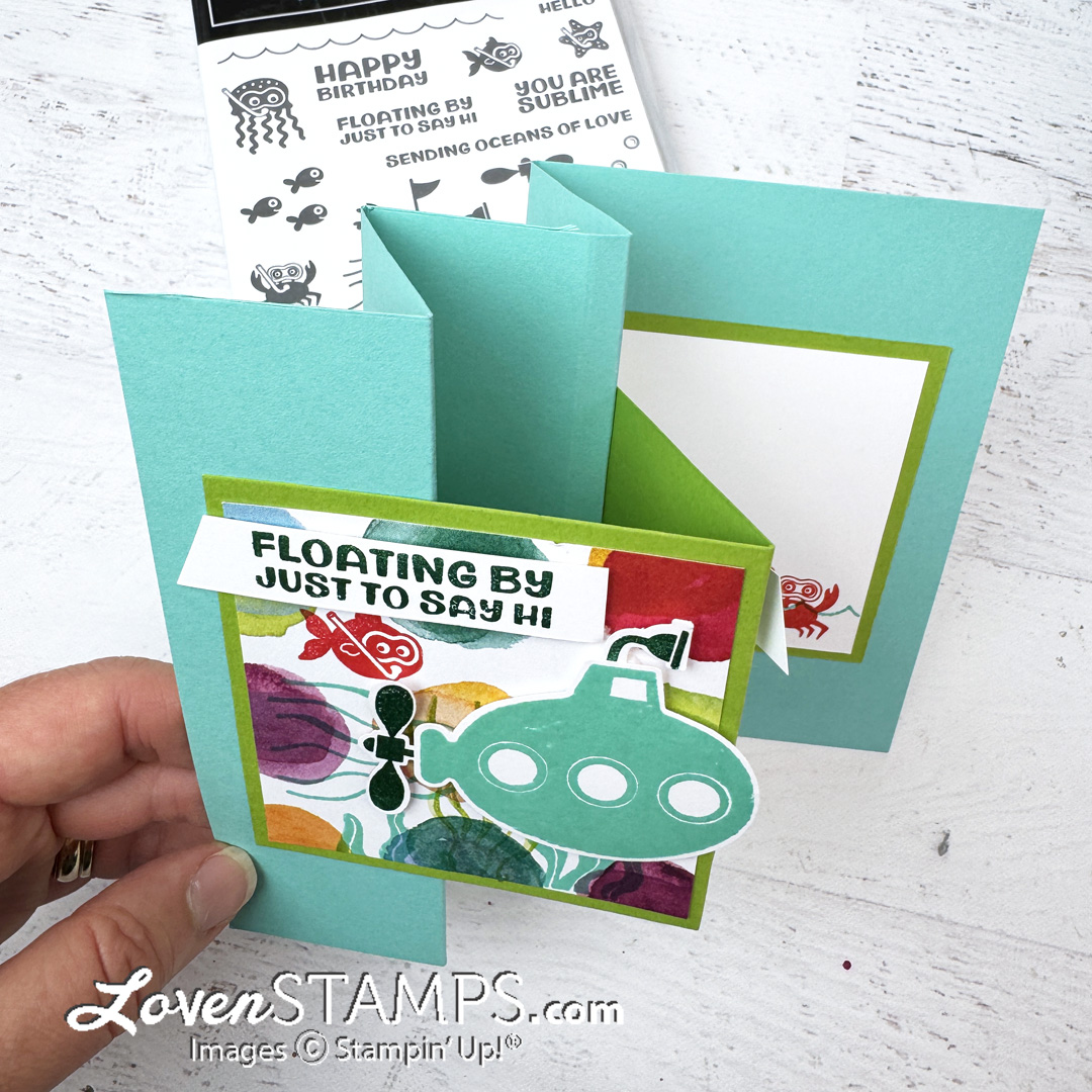 No Cut Fun Fold Tutorial - Accordion Z Fold Cards with Stampin' Up!®'s Friends for Life ...