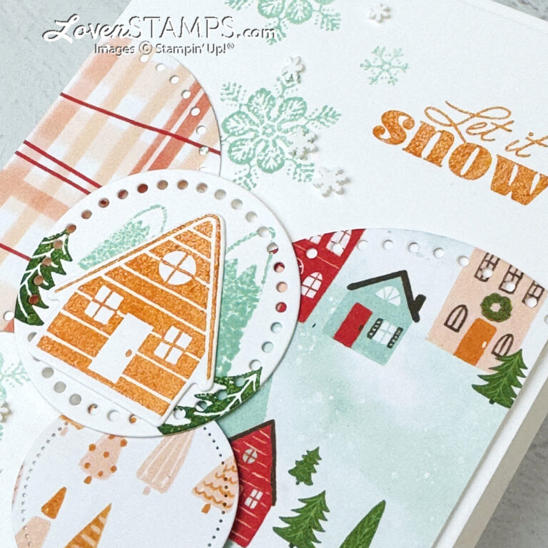 My 2nd Favorite Card Layout Ever - Circle Collage with Stampin' Up!®'s Snowy Scenes Suite ...
